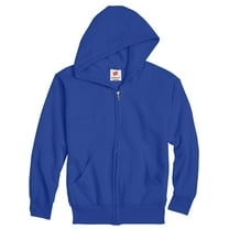 Hanes Boys EcoSmart Fleece Full Zip Hooded Jacket, Sizes 4-18 - Walmart.com