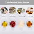 KKFEN-4 Pack Small Measuring Cups, 2oz/60ml Mini Measuring Cup with tsp ...