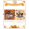 Thanksgiving Bakery Box with Window 36packs 6x6x3 Leaves Cookie Boxes ...