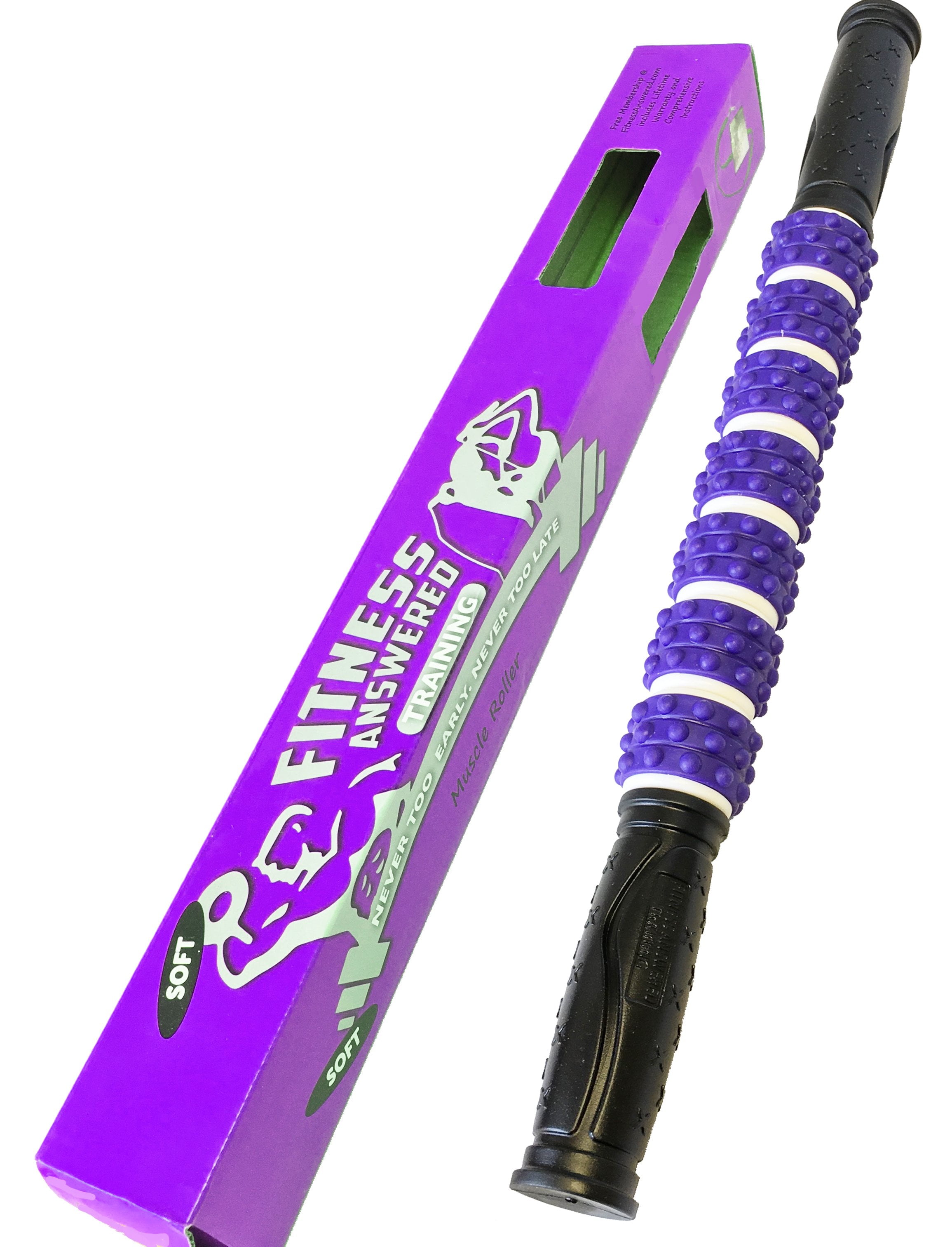 The Muscle Stick Elite Soft Massage Roller - Purple - Walmart.com