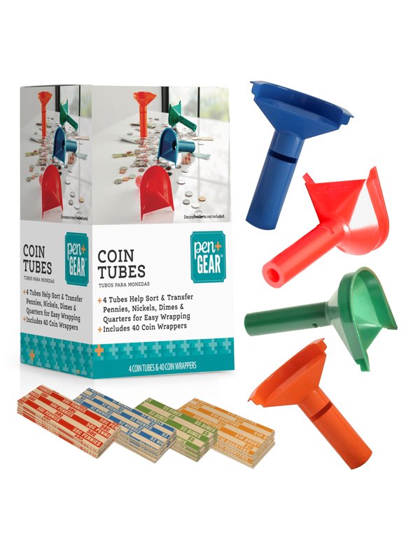 Coin Roll Wrappers in Money Handling - Walmart.com