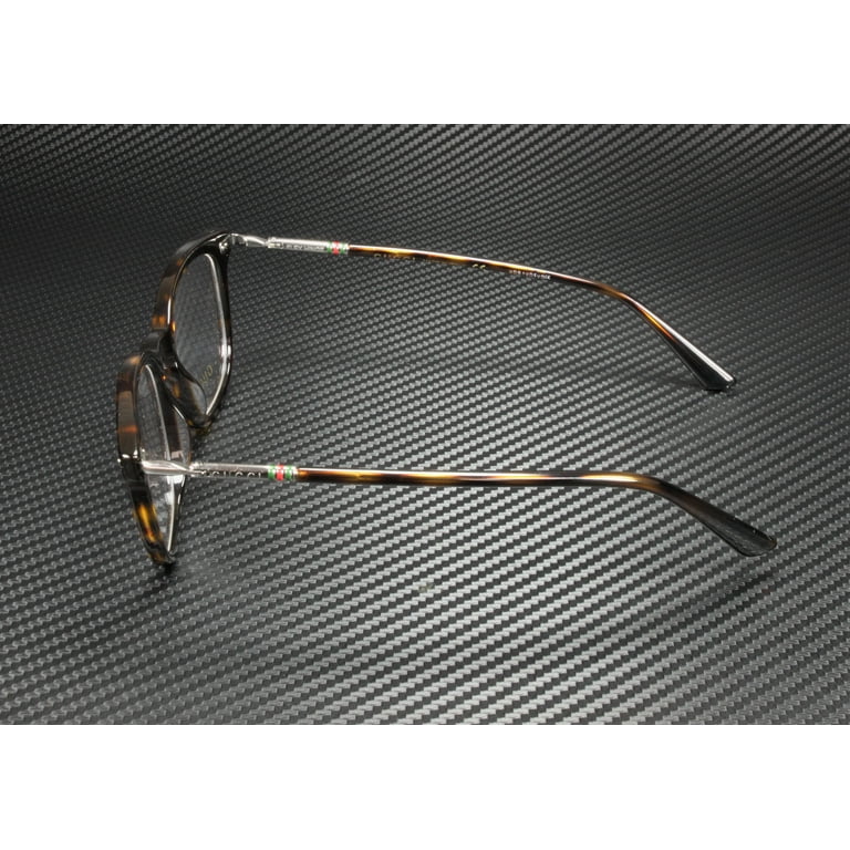 GUCCI GG0390O 002 Square Havana Ruthenium Demo Lens 50 mm GUCCI GG0390O 002 Square Havana Ruthenium Demo Lens 50 mm