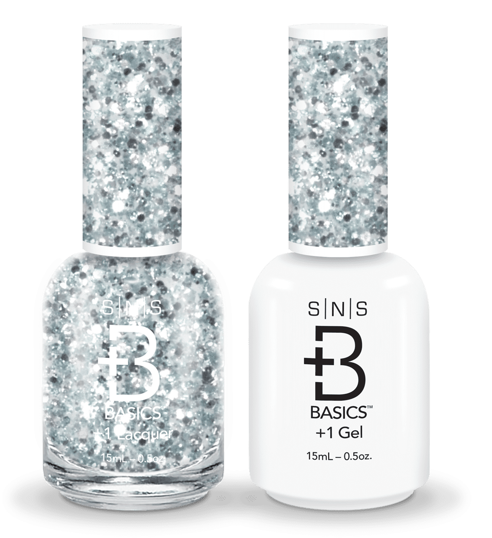 SNS Basics 1 + 1 Matching Polish and Gel, .5oz (Basics 1 + 1 Duo #48 ...