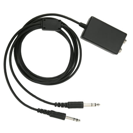 GA Adapter, Small Size Aviation Headset Adapter GA 2 Plug Wear ...