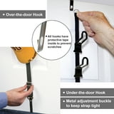 Perfect Curve Cap Rack 1-Strap Over-the-Door Hat Rack, Holds Up to 9-18 ...