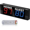 Portable Electronic Scoreboard with LED Display and Remote Control for ...
