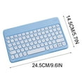 dfutuy Portable Bluetooth Colorful Computer Keyboards, Wireless Mini ...