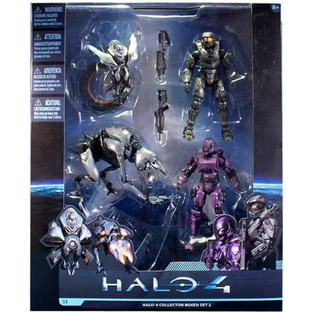 Halo 4 McFarlane Toys Series 1 Exclusive Action Figure 4-Pack Collector ...
