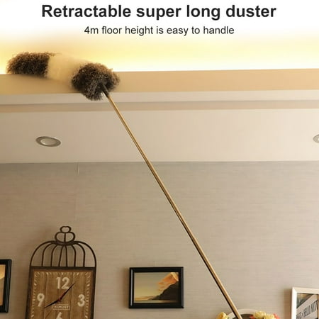 Extendable Telescopic Rod Handle Microfiber Chenille Head Household ...