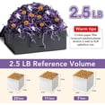 2.5 LB Black Purple Halloween Crinkle Cut Paper Shred Filler with ...