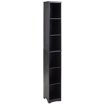Slim Storage Tower in Black - Walmart.com
