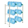 Miumaeov 3-Tier Heavy Duty Water Bottle Holder Storage Display Rack 5 ...
