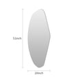 Asymmetrical Irregular Organic Shape Frameless LED Lighted Decorative ...