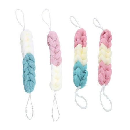 Twist Back Strip Bath Towel Spiral Pattern Rub Back Long Bath Towel ...