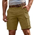 DORKASM Cargo Shorts for Men Knee Length Lightweight Casual ...