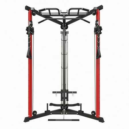 Cable Crossover Machine, Dual Pulley Cable Machine, 400lbs Plate loaded ...