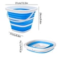 AuroraX Collapsible Bucket for Camping Foldable Water Bucket Outdoor ...