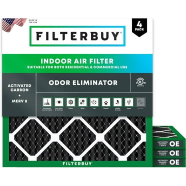 EZ Flow II 10x20x1 Spun Fiberglass Disposable Furnace Filter, 12-Pack ...