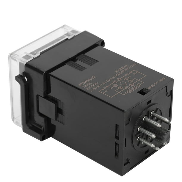Delay Relay,ATS48A‑2Z Professional Time Relay Adjustable Time Relay Cycle Delay Relay Eco ...