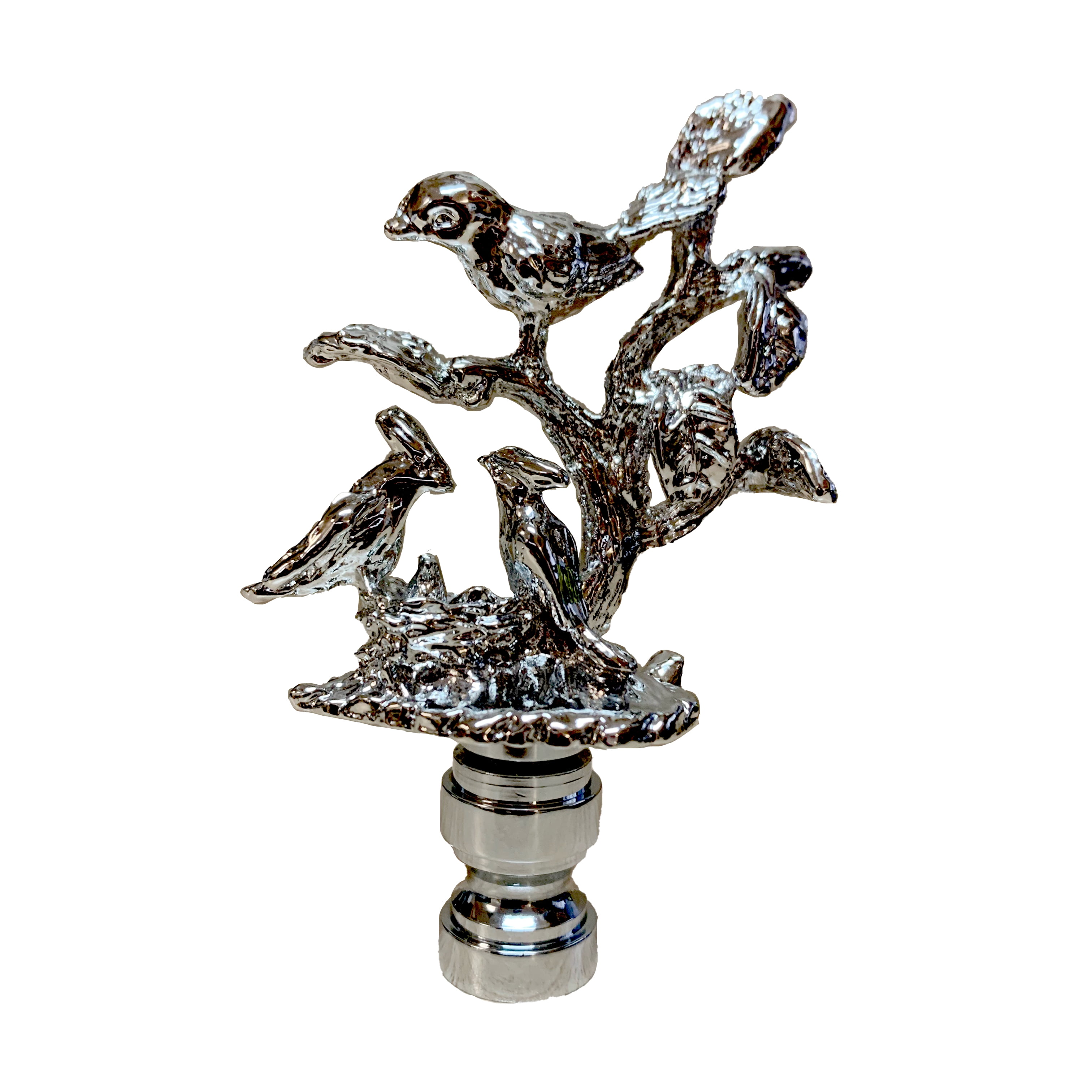 Royal Designs, Inc. Nesting Birds Design Lamp Finial for Lamp Shade ...