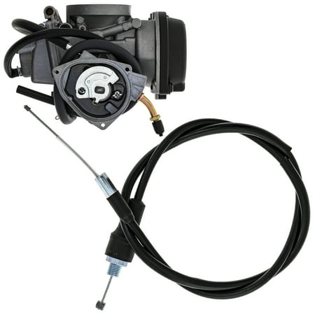 Niche Carburetor Throttle Cable Kit for Yamaha Raptor 350 YFM350 5YT ...