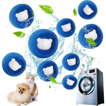 Xizioo Washing Machine Hair Remover Ball, 9 Pcs Washing Machine Washing ...