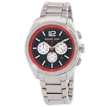 Michael Kors Men's Dylan Chronograph Watch, Black Rubber, MK8184 ...