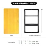 DNA MOTORING TOOLS-00460 Portable Folding Work Table with Measuring ...