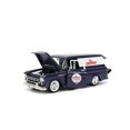 Jada 35044 1957 Chevrolet Suburban Chevron Dark Blue with White Stripes ...