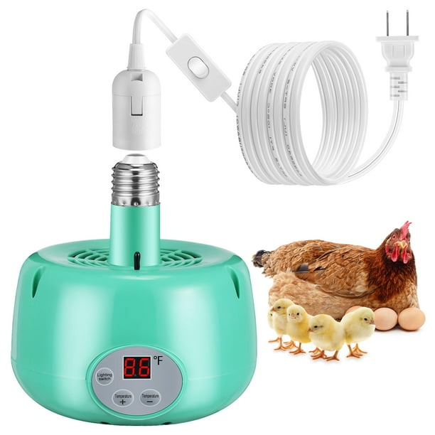 Chicken Coop Heater Set - Smart Temperature Control, 6 Ft Ultra Long ...