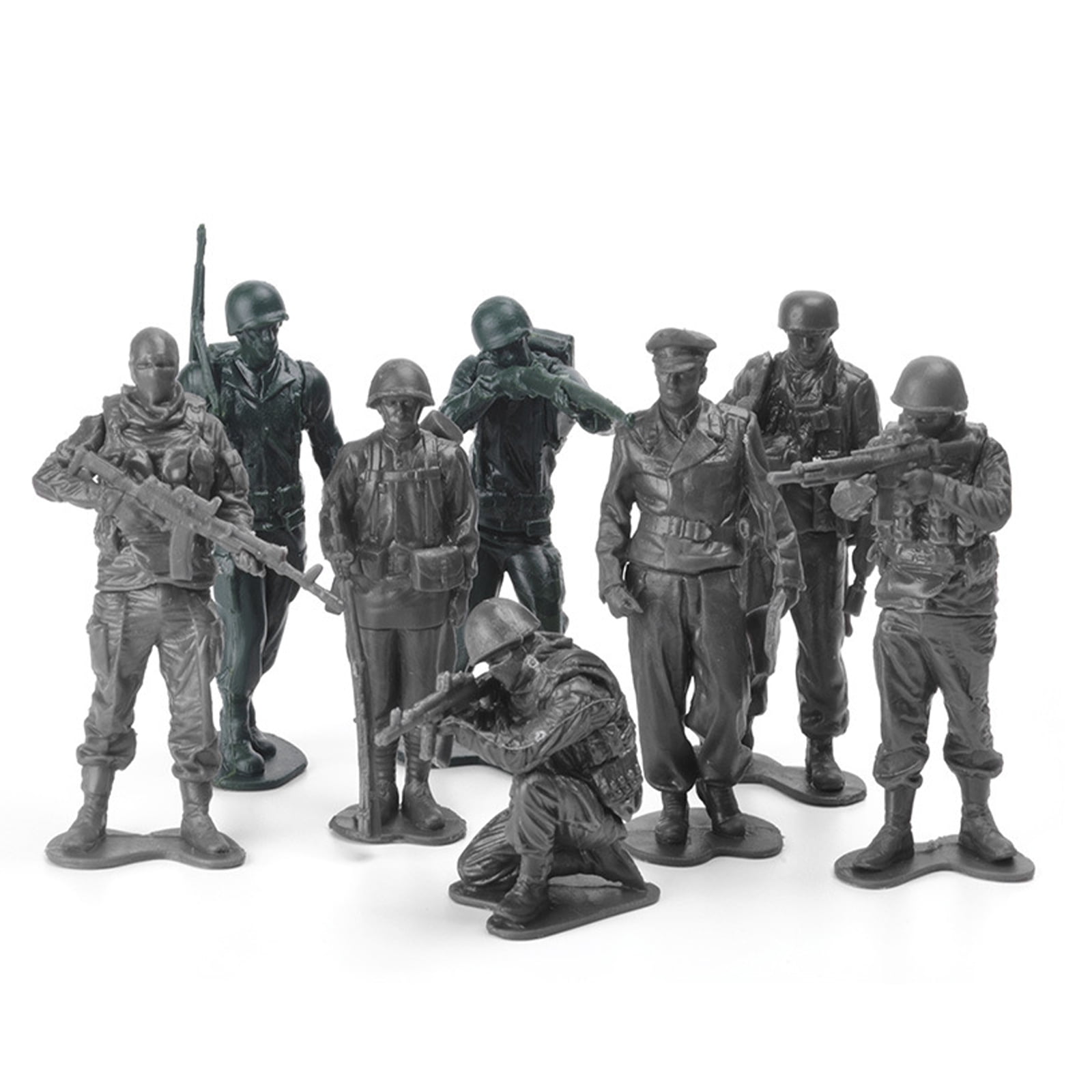 8x 1:18 Special Force Army SWAT Soldiers Action Figures Armored Soldier ...