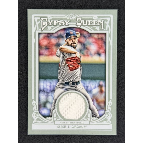 2013 Topps Gypsy Queen Jaime Garcia #GQR-JG Relic Game-Used Memorabilia ...