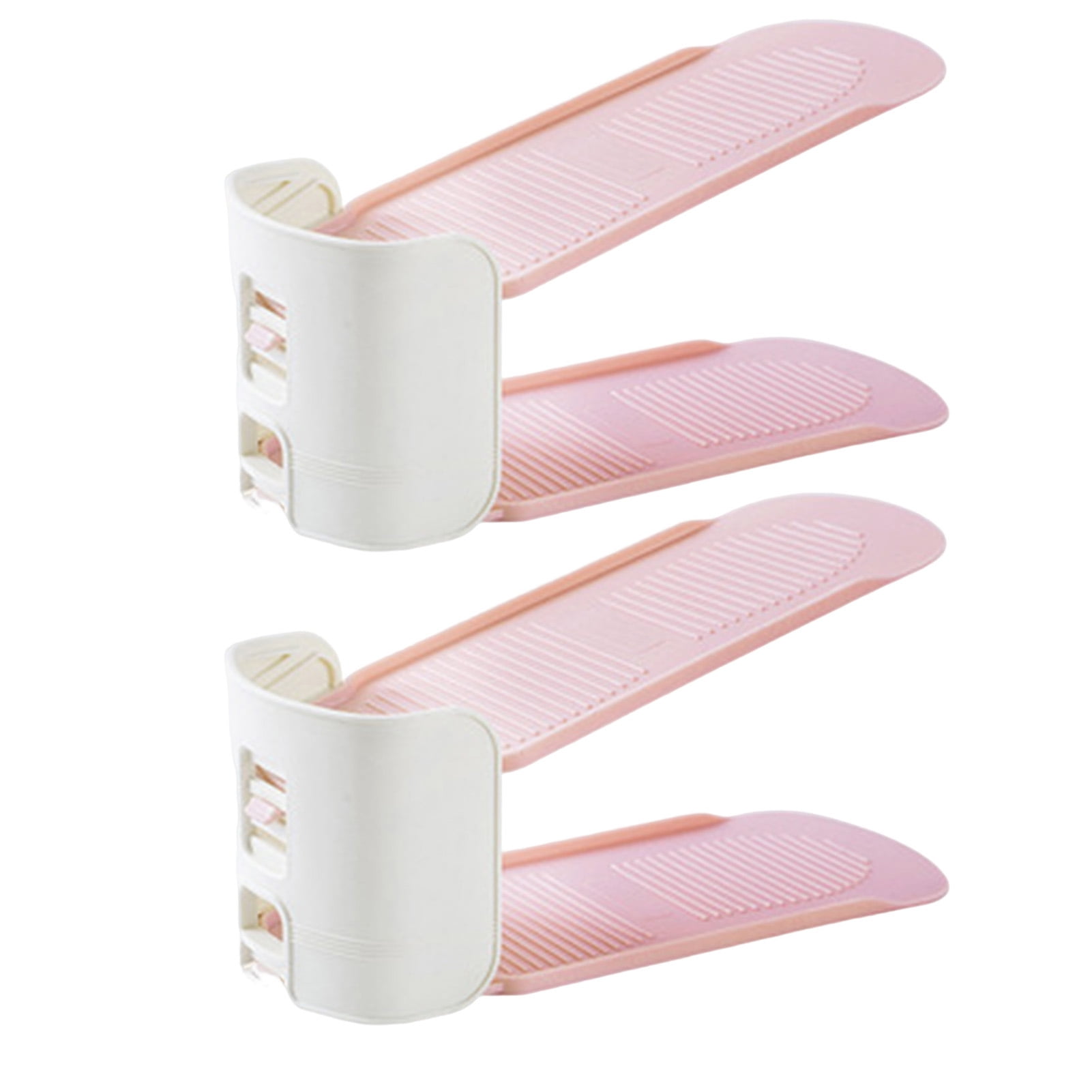 Double Layer Shoe Rack - 2Pcs, 3-position Adjustment, Anti-slip ...