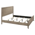 Roundhill Furniture Arena Contemporary Wood Panel King Bed in Weathered ...