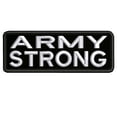 Applique Inspirational Army Strong Theme Hook Backing Decorative Patch ...