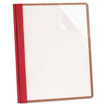 Oxford, OXF58804, Premium Clear Front Report Covers, 25 / Box, White ...