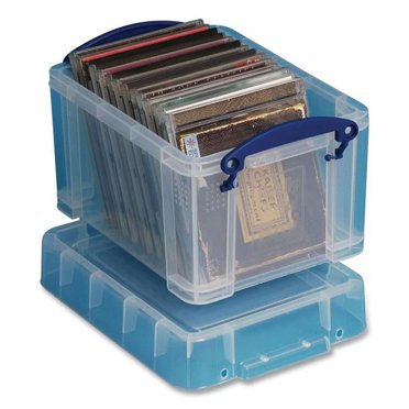 Really Useful Box® Plastic Storage Box, 4 Liters, 14 1/2" x 10 1/4" x 3 ...