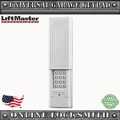 Universal Wireless Garage Keyless / Keypad Entry liftmaster 387LM ...