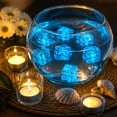10Pcs Decorative Luminous s, Transparent Crystal Artificial Ice Rocks ...