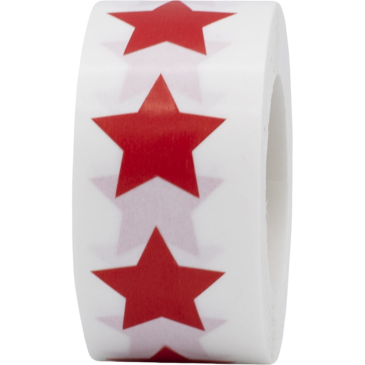 Red Star Stickers | 0.75" Inch Wide | 500 Pack - Walmart.com