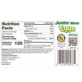 Junior Mints Candy - Pastel Chocolate Mint Easter Eggs, 3.5 oz Basket ...