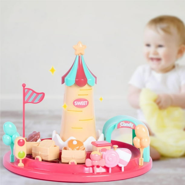 Kids Musical Spinning Train Toy with Light and Music Educational ...