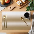 Brown Ombre Placemats Set of 6 Modern Gradient Abstract Aesthetics Art ...