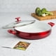 Tasty Ceramic Titanium-Reinforced Non-Stick Centerpiece Pan with Glass ...