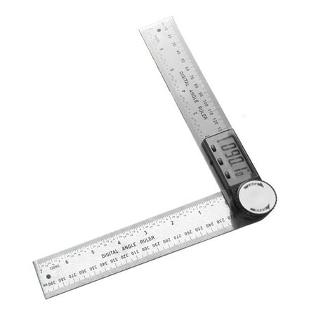 SICED Digital Angle Ruler, Protractor, Stainless Steel 400mm Length and ...