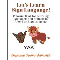Let's Learn Sign Language!: Let's Learn Sign Language!: Coloring Book ...