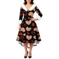 2026 Valentines Day Dresses for Women V Neck Long Sleeve High Low ...