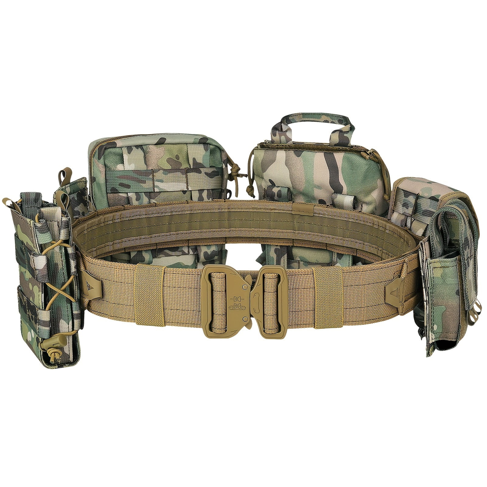 8pcs Heavy-duty Detachable and Adjustable Belts for Outdoor Patrols and ...