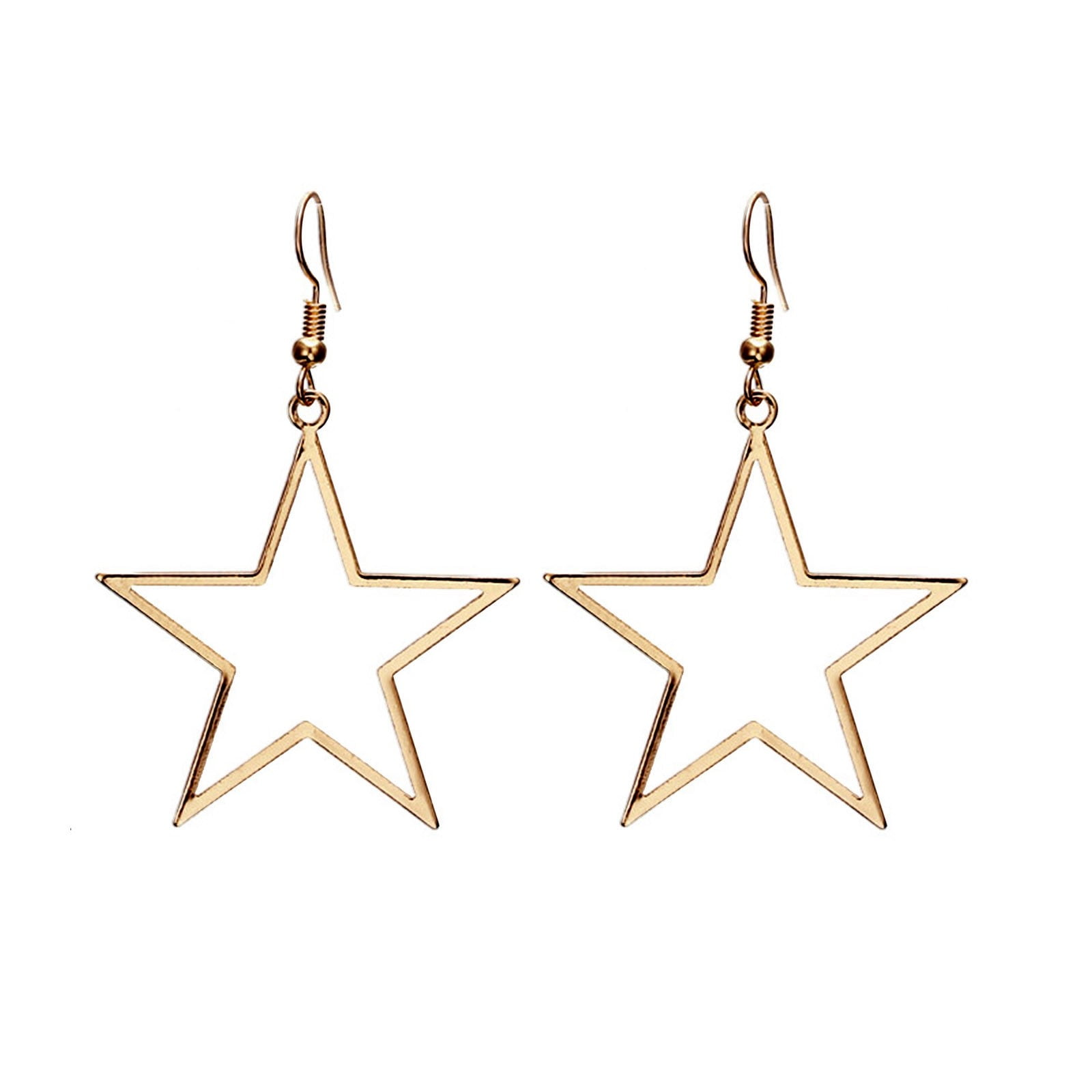 Click here for Uinagy Gold Star Earrings One Size prices