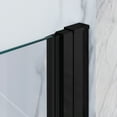 Sunny Shower Frameless Bifold Pivot Door, Matte Black, 3/16'' Glass, 32 in.W x 72 in.H - Walmart.com